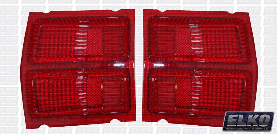 Valiant VF & VG Hardtop / Coupe Rear Tail Light Lenses - Pair - Elko ...